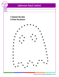 Free Halloween Pencil Control Tracing Printables PDF