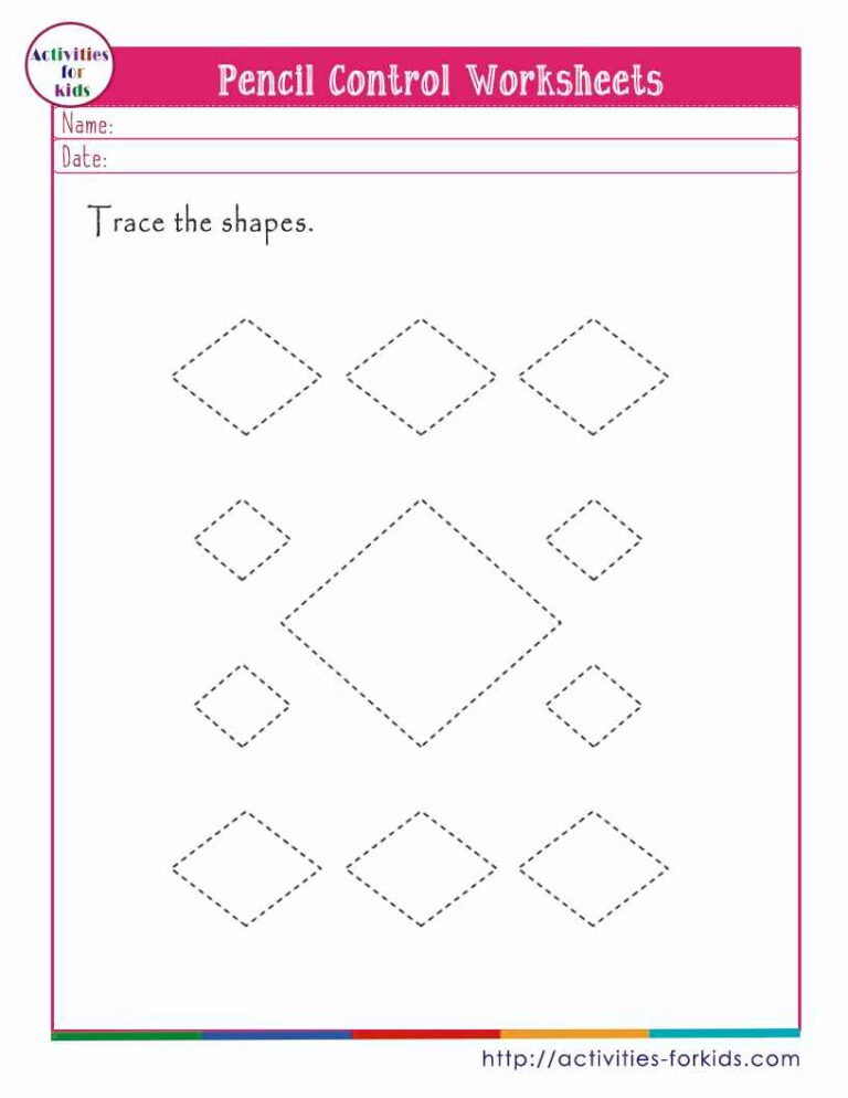 Pencil control worksheets pdf free download
