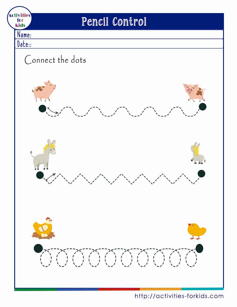 Pencil Control Workbook Printable Free