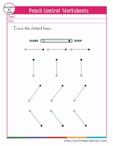 Pencil control worksheets pdf free download