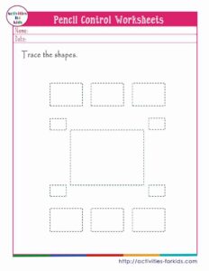 Pencil control worksheets pdf free download