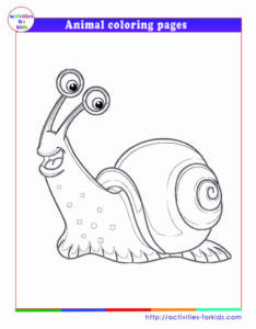 Animal coloring pages for kids: free printable