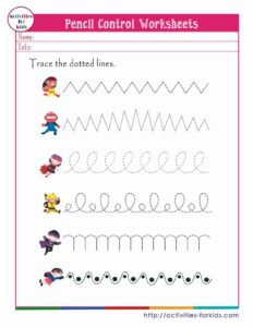 Pencil control worksheets pdf free download