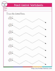 Pencil control worksheets pdf free download