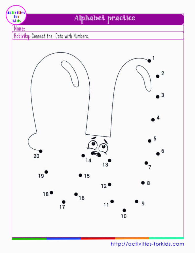 Alphabet Dot-to-Dot Free Printable Worksheets (A–Z)