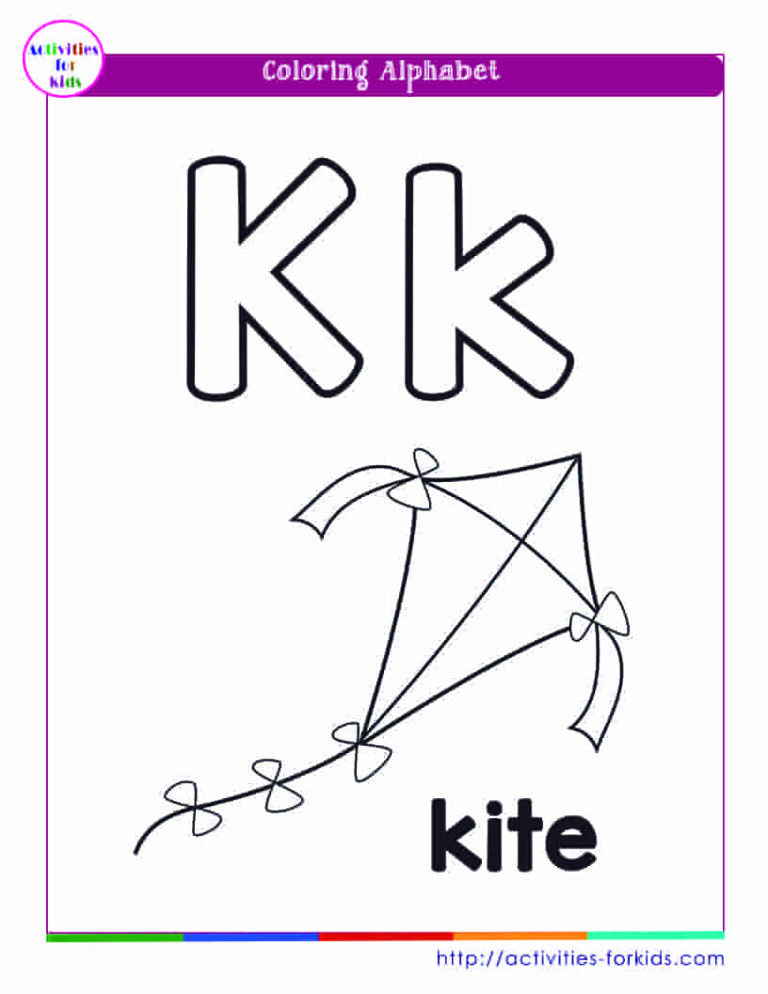 Alphabet Coloring Pages A–Z Free Printable PDF