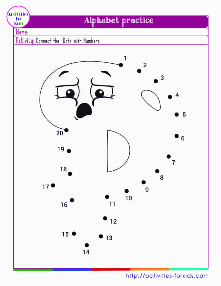 Alphabet Dot-to-Dot Free Printable Worksheets (A–Z)