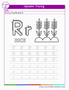 Tracing Letters Printable Worksheets — Free PDF