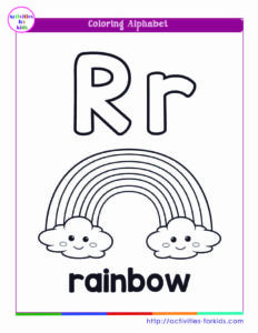 Alphabet Coloring Pages A–Z Free Printable PDF