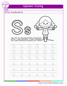 Tracing Letters Printable Worksheets — Free PDF