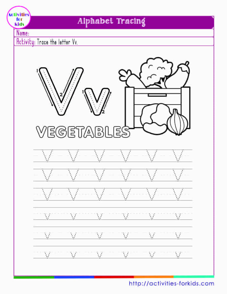 Tracing Letters Printable Worksheets — Free PDF