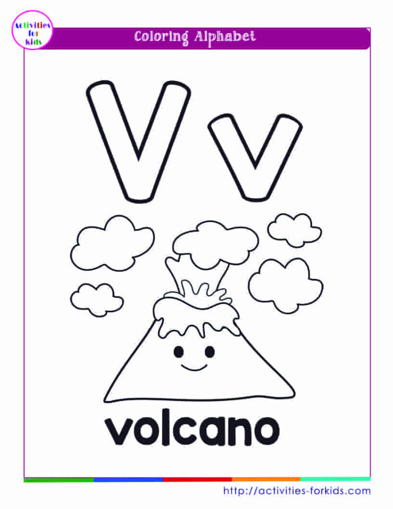 Alphabet Coloring Pages A–Z Free Printable PDF