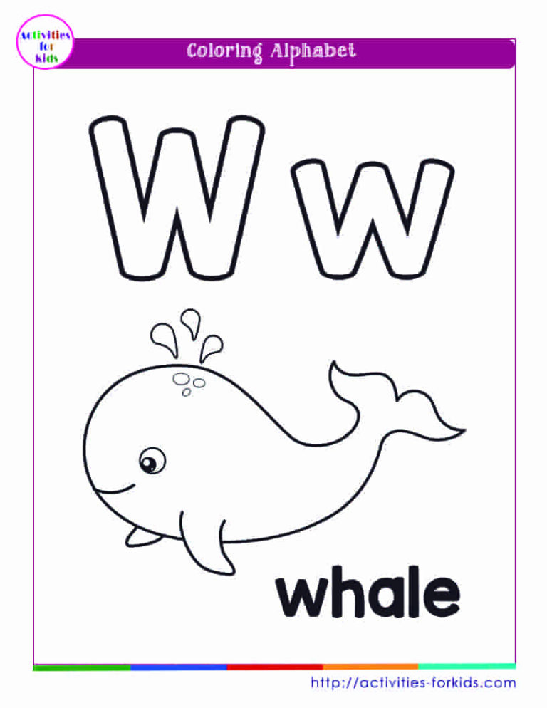 Alphabet Coloring Pages A–Z Free Printable PDF