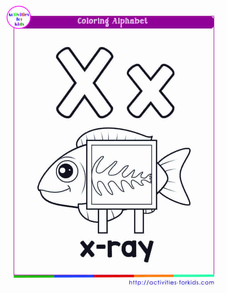 Alphabet Coloring Pages A–Z Free Printable PDF