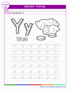 Tracing Letters Printable Worksheets — Free PDF